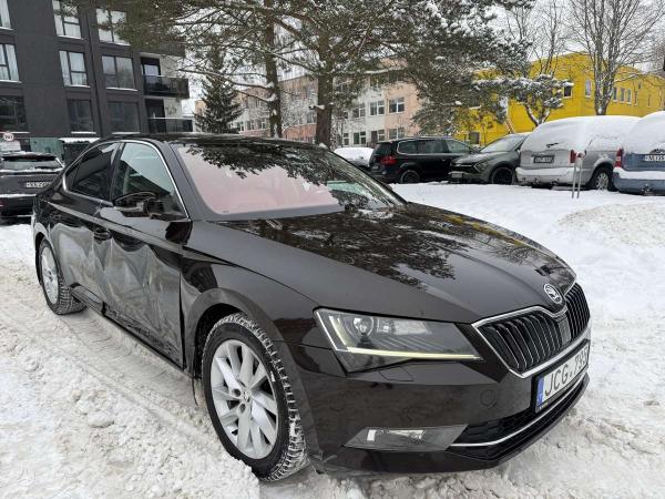 Brown Skoda SuperB 2016 in Vilnius, with an engine capacity of 2.00 L and mileage of 204 thousand km for 8800 €, photo 2 on AUTOMOTO.COM.LV