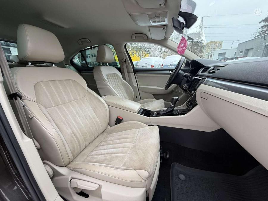 Brown Skoda SuperB 2016 in Vilnius, with an engine capacity of 2.00 L and mileage of 204 thousand km for 8800 €, photo 29 on AUTOMOTO.COM.LV