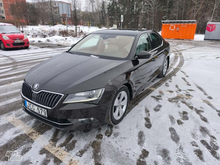 Brown Skoda SuperB 2016 in Vilnius, with an engine capacity of 2.00 L and mileage of 226 thousand km for 9950 €, photo 2 on AUTOMOTO.COM.LV