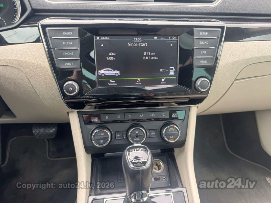 Brūns Skoda SuperB 2016 Tallina, ar dzinēja tilpumu 2.00 L un nobraukumu 160 tūkst. km par 16000 €, foto 18 vietnē AUTOMOTO.COM.LV