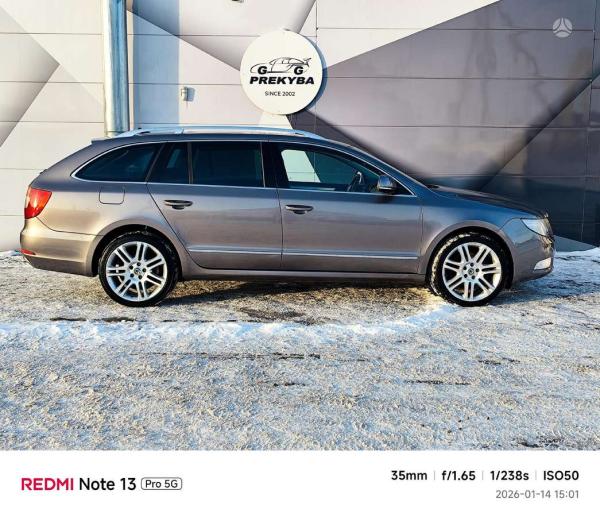 Brown Skoda SuperB 2010 in Kaunas, with an engine capacity of 1.97 L and mileage of 216 thousand km for 5250 €, photo 5 on AUTOMOTO.COM.LV