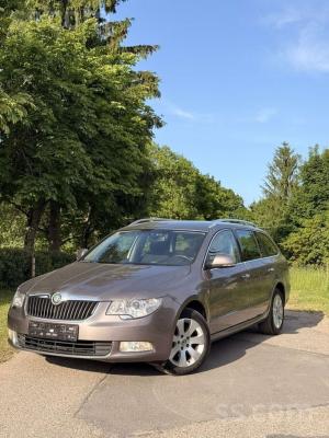 Brown Skoda SuperB 2010 in Ludza, with an engine capacity of 1.90 L and mileage of 264 thousand km for 5290 €, photo 4 on AUTOMOTO.COM.LV