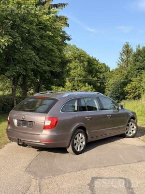 Brown Skoda SuperB 2010 in Ludza, with an engine capacity of 1.90 L and mileage of 264 thousand km for 5290 €, photo 5 on AUTOMOTO.COM.LV