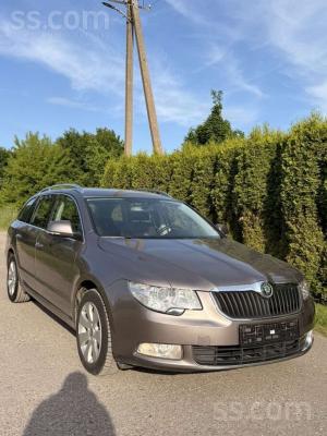 Brown Skoda SuperB 2010 in Ludza, with an engine capacity of 1.90 L and mileage of 264 thousand km for 5290 €, photo 6 on AUTOMOTO.COM.LV