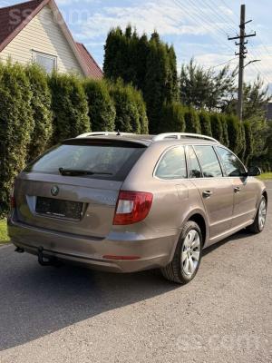Brown Skoda SuperB 2010 in Ludza, with an engine capacity of 1.90 L and mileage of 264 thousand km for 5290 €, photo 8 on AUTOMOTO.COM.LV