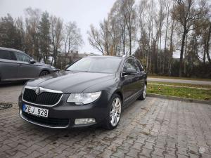 Brūns Skoda SuperB 2011 Viļņa, ar dzinēja tilpumu 1.97 L un nobraukumu 322 tūkst. km par 4900 €, foto  vietnē AUTOMOTO.COM.LV