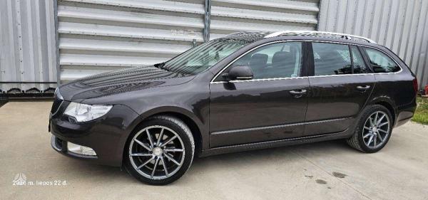 Brown Skoda SuperB 2011 in Pasvalys, with an engine capacity of 1.97 L and mileage of 341 thousand km for 5800 €, photo 1 on AUTOMOTO.COM.LV