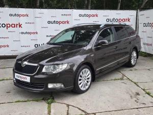 Brūns Skoda SuperB 2012 Viļņa, ar dzinēja tilpumu 1.97 L un nobraukumu 352 tūkst. km par 5500 €, foto  vietnē AUTOMOTO.COM.LV