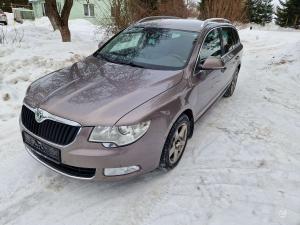 Brown Skoda SuperB 2012 in Raseiniai, with an engine capacity of 2.00 L and mileage of 310 thousand km for 2450 €, photo  on AUTOMOTO.COM.LV