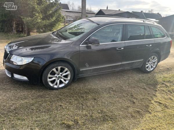 Brown Skoda SuperB 2012 in Panevezys, with an engine capacity of 1.80 L and mileage of 243 thousand km for 4400 €, photo 1 on AUTOMOTO.COM.LV