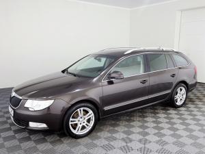 Brown Skoda SuperB 2012 in Tallinn, with an engine capacity of 2.00 L and mileage of 338 thousand km for 3499 €, photo 12 on AUTOMOTO.COM.LV