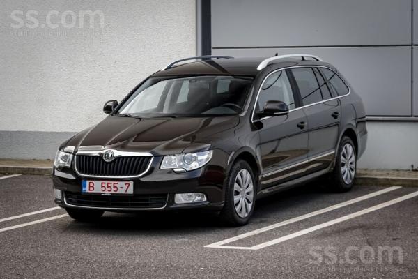 Brown Skoda SuperB 2012 in Riga, with an engine capacity of 2.00 L and mileage of 322 thousand km for 4990 €, photo 1 on AUTOMOTO.COM.LV