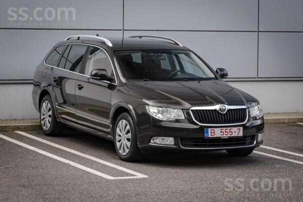 Brown Skoda SuperB 2012 in Riga, with an engine capacity of 2.00 L and mileage of 322 thousand km for 4990 €, photo 4 on AUTOMOTO.COM.LV