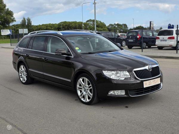 Brown Skoda SuperB 2012 in Taurage, with an engine capacity of 1.60 L and mileage of 289 thousand km for 3999 €, photo 3 on AUTOMOTO.COM.LV