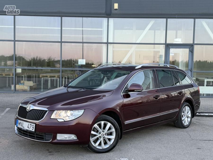 Brown Skoda SuperB 2013 in Panevezys, with an engine capacity of 2.00 L and mileage of 180 thousand km for 5650 €, photo 4 on AUTOMOTO.COM.LV