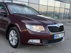 Brown Skoda SuperB 2013 in Panevezys, with an engine capacity of 2.00 L and mileage of 180 thousand km for 5650 €, photo 10 on AUTOMOTO.COM.LV