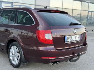 Brown Skoda SuperB 2013 in Panevezys, with an engine capacity of 2.00 L and mileage of 180 thousand km for 5650 €, photo 13 on AUTOMOTO.COM.LV