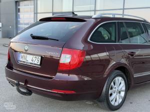 Brown Skoda SuperB 2013 in Panevezys, with an engine capacity of 2.00 L and mileage of 180 thousand km for 5650 €, photo 14 on AUTOMOTO.COM.LV