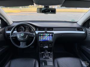 Brown Skoda SuperB 2013 in Panevezys, with an engine capacity of 2.00 L and mileage of 180 thousand km for 5650 €, photo 22 on AUTOMOTO.COM.LV