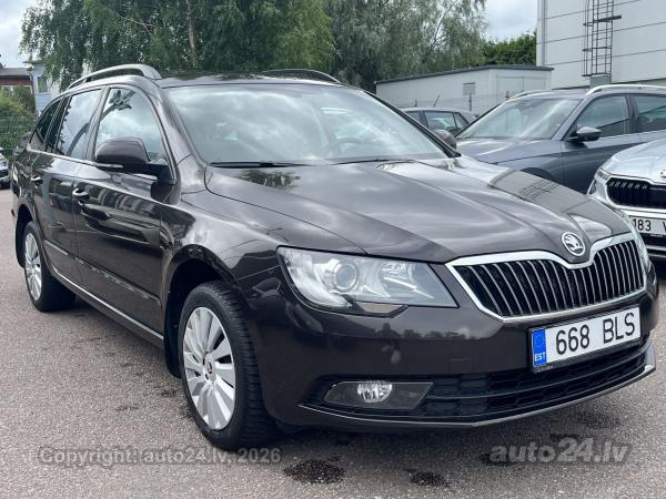 Brown Skoda SuperB 2014 in Tallinn, with an engine capacity of 1.80 L and mileage of 124 thousand km for 6490 €, photo 2 on AUTOMOTO.COM.LV