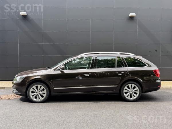 Brown Skoda SuperB 2015 in Jelgava, with an engine capacity of 1.60 L and mileage of 154 thousand km for 7500 €, photo 4 on AUTOMOTO.COM.LV
