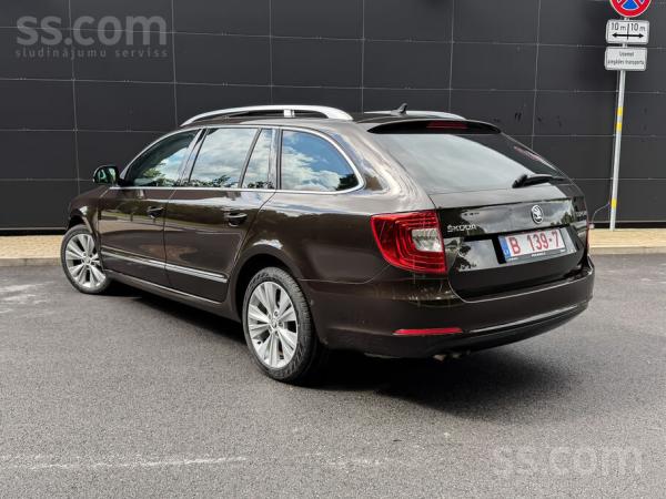 Brown Skoda SuperB 2015 in Jelgava, with an engine capacity of 1.60 L and mileage of 154 thousand km for 7500 €, photo 5 on AUTOMOTO.COM.LV