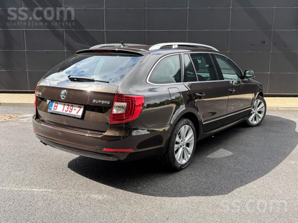 Brown Skoda SuperB 2015 in Jelgava, with an engine capacity of 1.60 L and mileage of 154 thousand km for 7500 €, photo 7 on AUTOMOTO.COM.LV