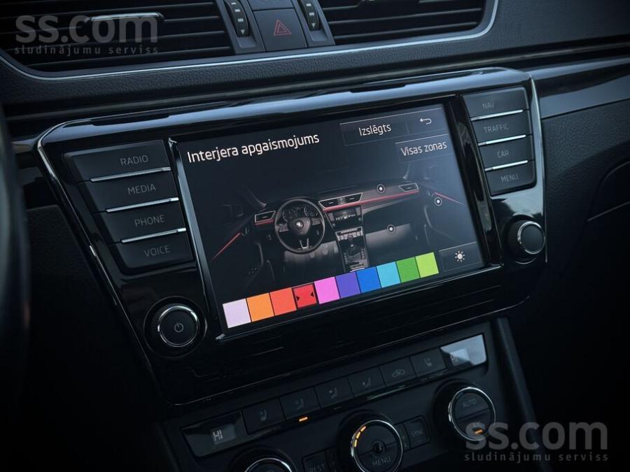 Brown Skoda SuperB 2016 in Tukums, with an engine capacity of 2.00 L and mileage of 250 thousand km for 13990 €, photo 17 on AUTOMOTO.COM.LV
