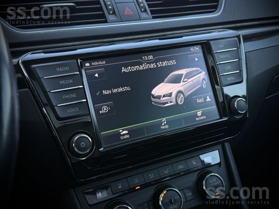 Brown Skoda SuperB 2016 in Tukums, with an engine capacity of 2.00 L and mileage of 250 thousand km for 13990 €, photo 19 on AUTOMOTO.COM.LV