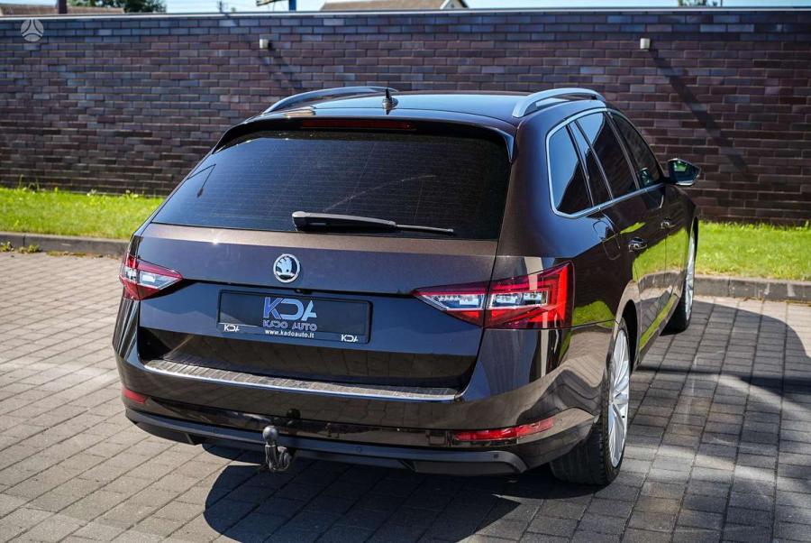 Brown Skoda SuperB 2016 in Marijampole, with an engine capacity of 1.97 L and mileage of 179 thousand km for 15950 €, photo 13 on AUTOMOTO.COM.LV