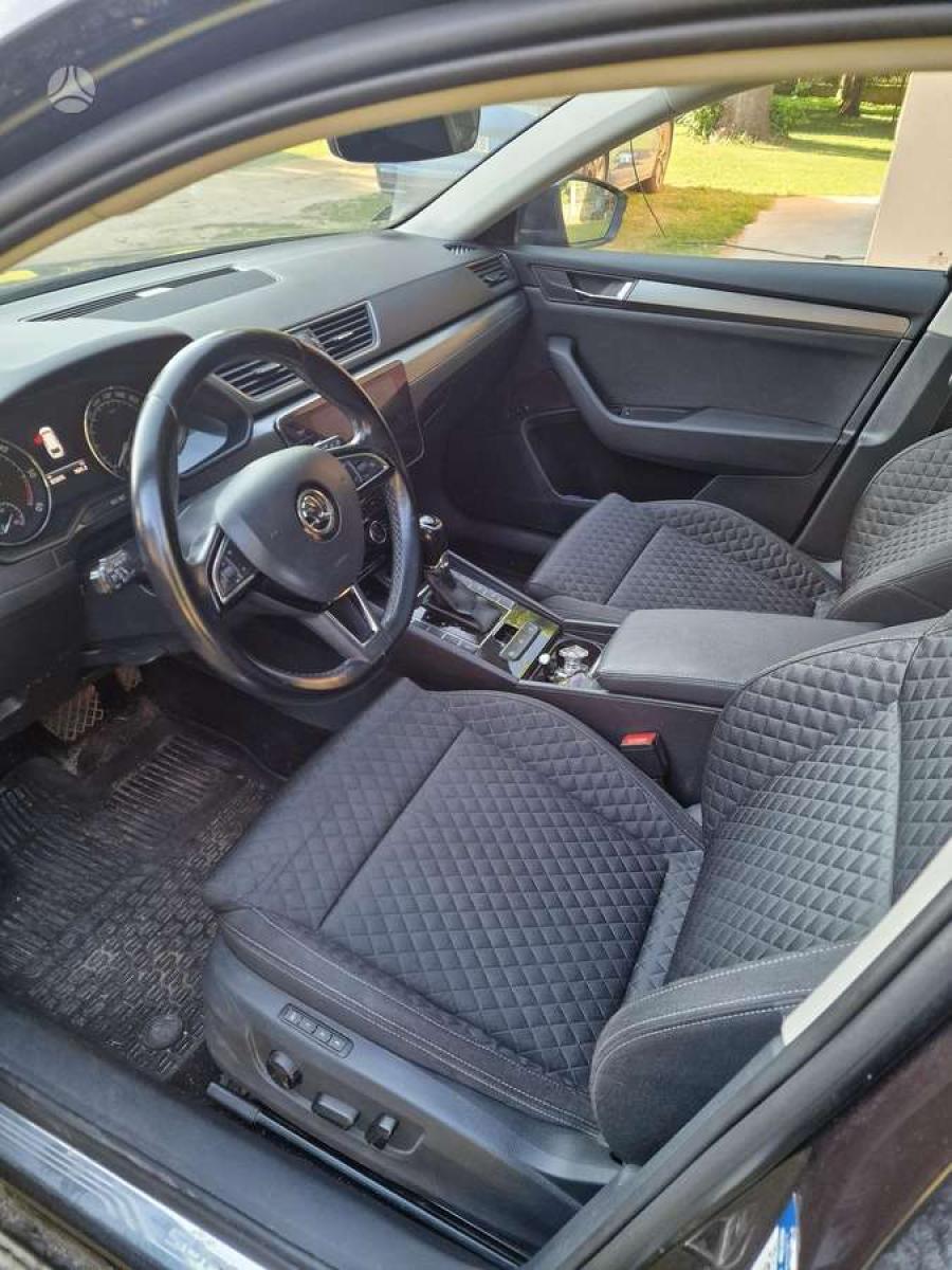 Brown Skoda SuperB 2017 in Klaipeda, with an engine capacity of 1.60 L and mileage of 350 thousand km for 8900 €, photo 5 on AUTOMOTO.COM.LV