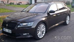 Brown Skoda SuperB 2017 in Riga, with an engine capacity of 2.00 L and mileage of 158 thousand km for 16200 €, photo 1 on AUTOMOTO.COM.LV