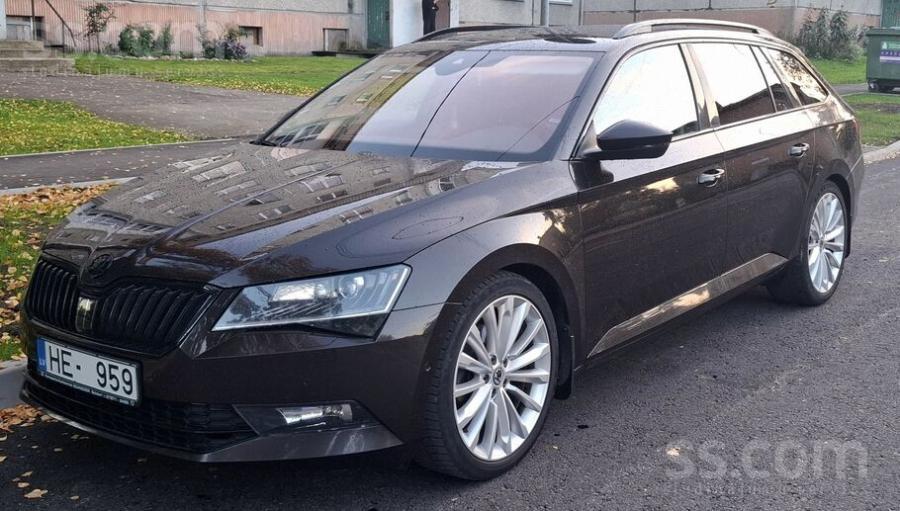 Brown Skoda SuperB 2017 in Riga, with an engine capacity of 2.00 L and mileage of 158 thousand km for 16200 €, photo 1 on AUTOMOTO.COM.LV