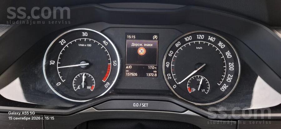 Brown Skoda SuperB 2017 in Riga, with an engine capacity of 2.00 L and mileage of 158 thousand km for 16200 €, photo 7 on AUTOMOTO.COM.LV