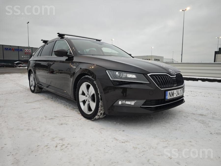 Brown Skoda SuperB 2018 in Riga, with an engine capacity of 2.00 L and mileage of 158 thousand km for 17399 €, photo 7 on AUTOMOTO.COM.LV