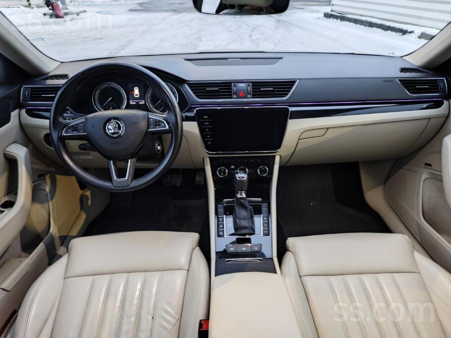Brown Skoda SuperB 2018 in Riga, with an engine capacity of 2.00 L and mileage of 158 thousand km for 17399 €, photo 9 on AUTOMOTO.COM.LV
