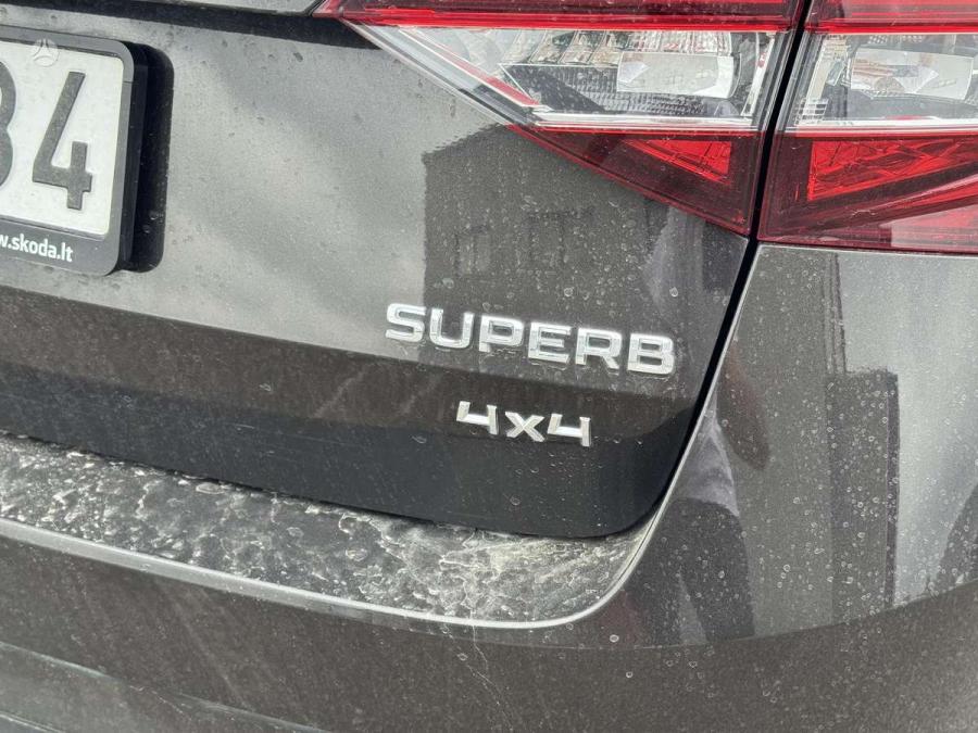 Brūns Skoda SuperB 2018 Viļņa, ar dzinēja tilpumu 1.97 L un nobraukumu 176 tūkst. km par 13800 €, foto 14 vietnē AUTOMOTO.COM.LV