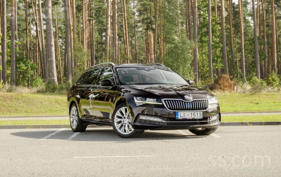 Brown Skoda SuperB 2021 in Riga, with an engine capacity of 2.00 L and mileage of 108 thousand km for 19990 €, photo 3 on AUTOMOTO.COM.LV