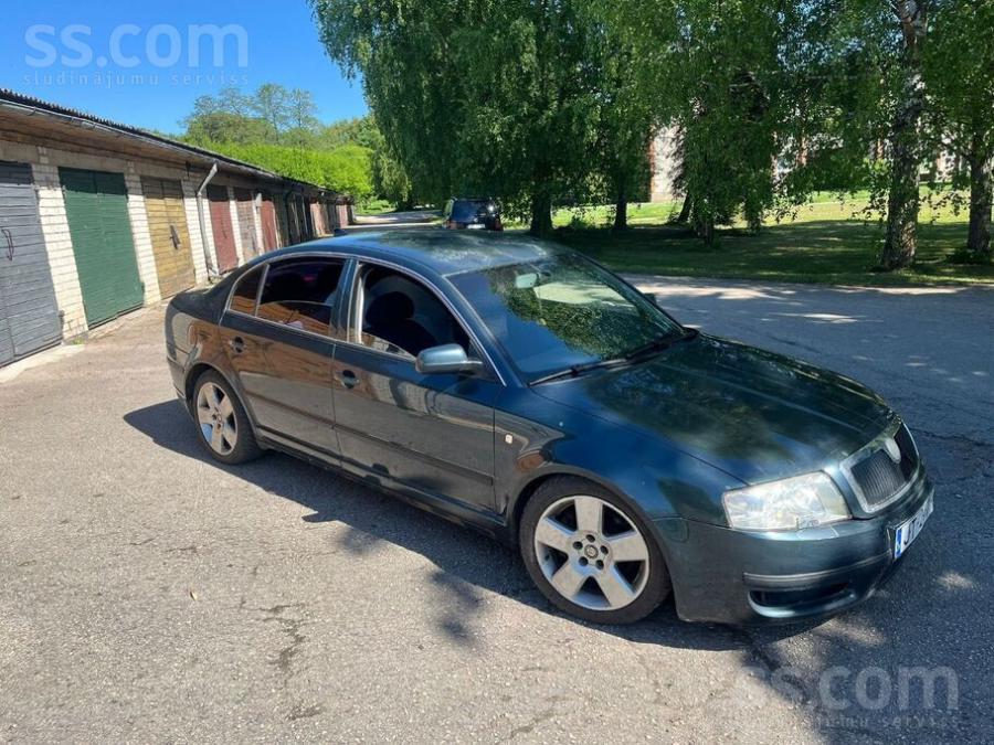 Зеленый Шкода Суперб 2003 в Рига, объемом двигателя 2.50 л и пробегом 400 тыс. км за 600 €, фото 4 на AUTOMOTO.COM.LV
