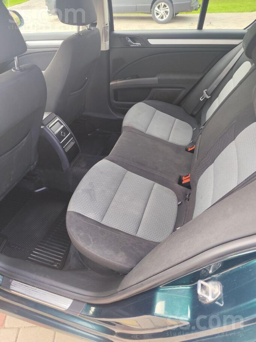 Green Skoda SuperB 2009 in Saldus, with an engine capacity of 1.80 L and mileage of 197 thousand km for 2650 €, photo 6 on AUTOMOTO.COM.LV
