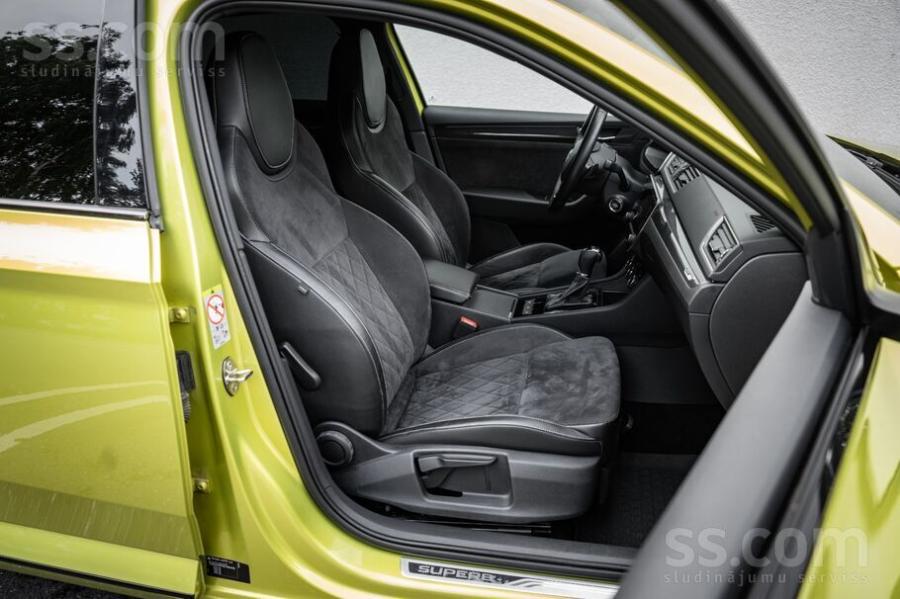 Green Skoda SuperB 2019 in Riga, with an engine capacity of 1.50 L and mileage of 147 thousand km for 16750 €, photo 13 on AUTOMOTO.COM.LV