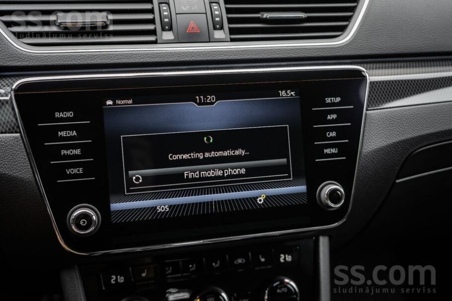 Green Skoda SuperB 2019 in Riga, with an engine capacity of 1.50 L and mileage of 147 thousand km for 16750 €, photo 27 on AUTOMOTO.COM.LV