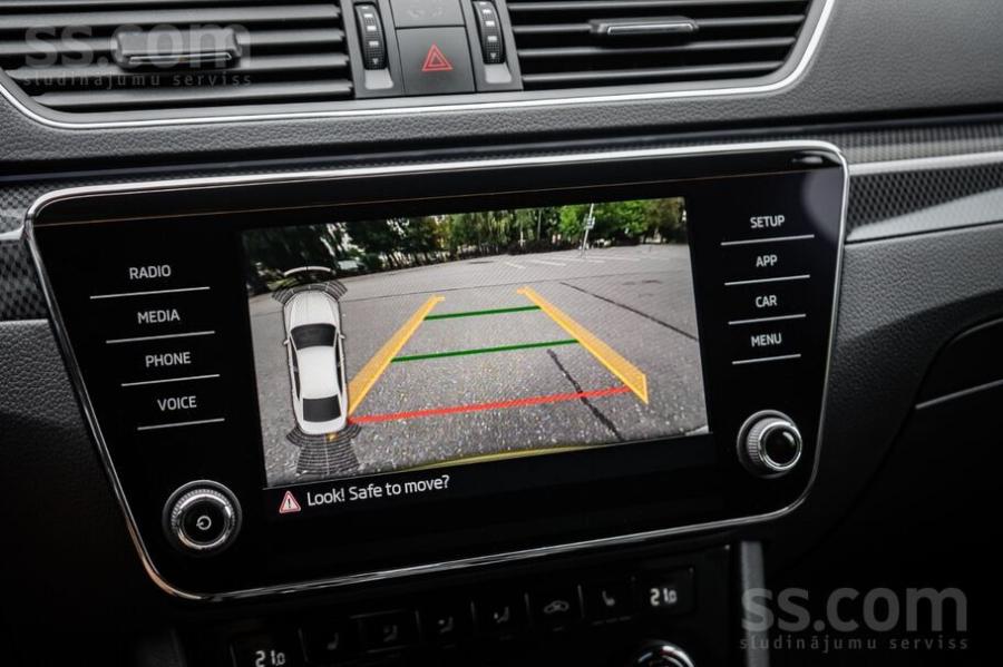 Green Skoda SuperB 2019 in Riga, with an engine capacity of 1.50 L and mileage of 147 thousand km for 16750 €, photo 29 on AUTOMOTO.COM.LV