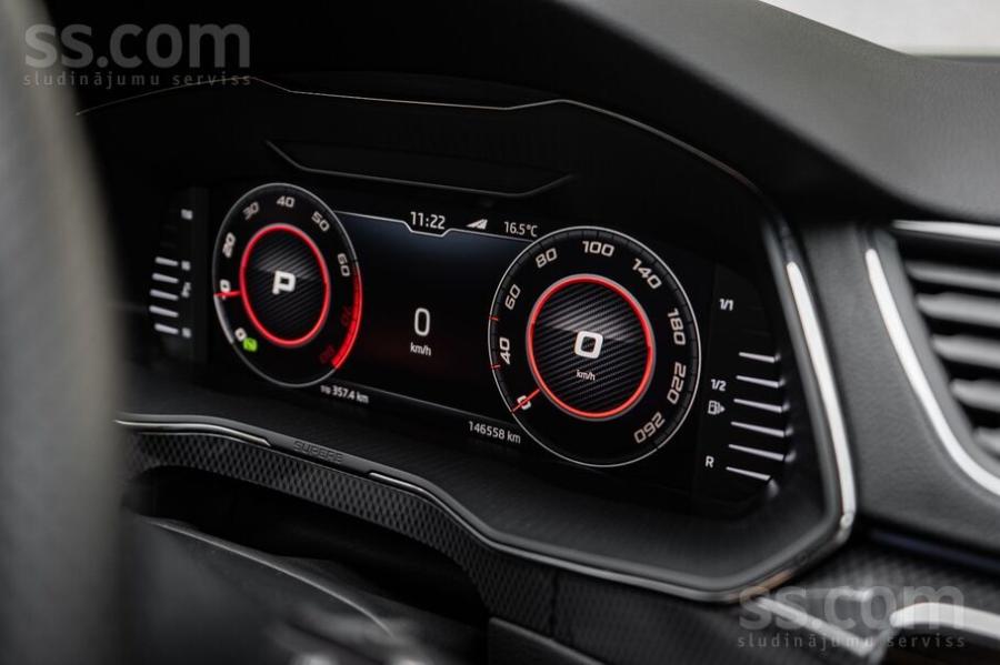 Green Skoda SuperB 2019 in Riga, with an engine capacity of 1.50 L and mileage of 147 thousand km for 16750 €, photo 30 on AUTOMOTO.COM.LV