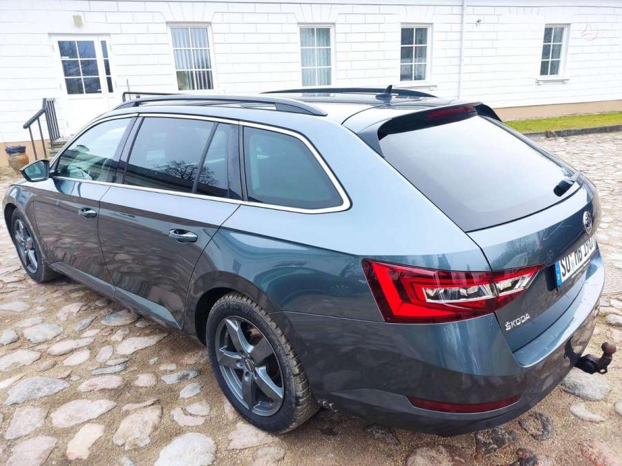 Green Skoda SuperB 2016 in Utena, with an engine capacity of 1.97 L and mileage of 265 thousand km for 8900 €, photo 13 on AUTOMOTO.COM.LV