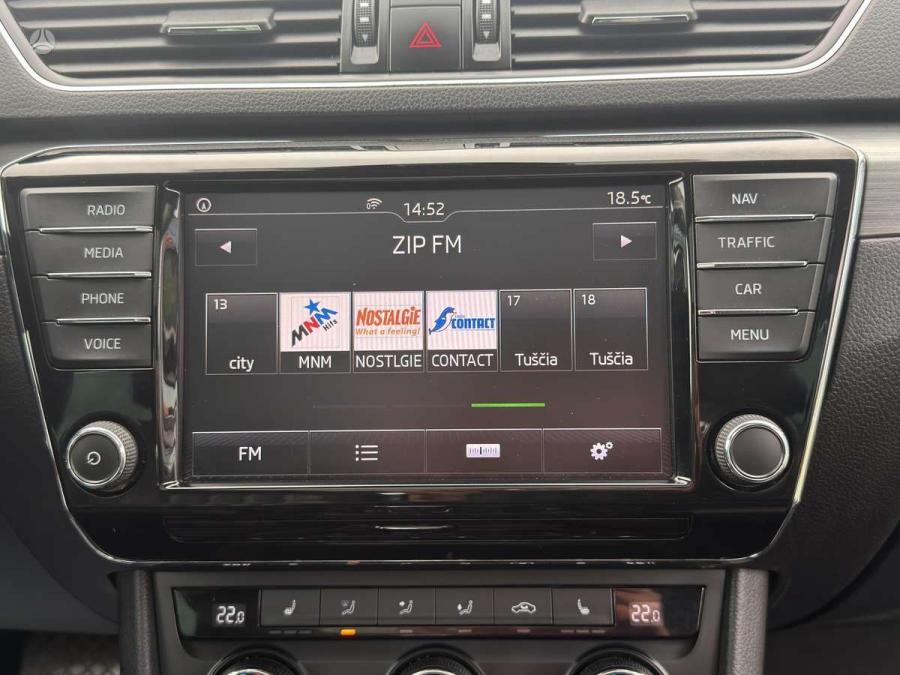 Green Skoda SuperB 2017 in Siauliai, with an engine capacity of 1.80 L and mileage of 209 thousand km for 10990 €, photo 29 on AUTOMOTO.COM.LV
