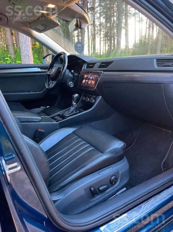 Green Skoda SuperB 2018 in Liepaja, with an engine capacity of 1.60 L and mileage of 226 thousand km for 12500 €, photo 8 on AUTOMOTO.COM.LV