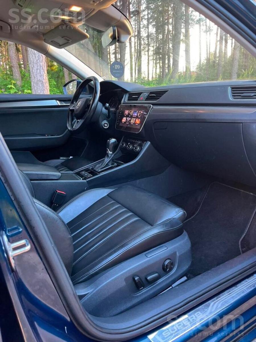 Green Skoda SuperB 2018 in Liepaja, with an engine capacity of 1.60 L and mileage of 226 thousand km for 12500 €, photo 9 on AUTOMOTO.COM.LV