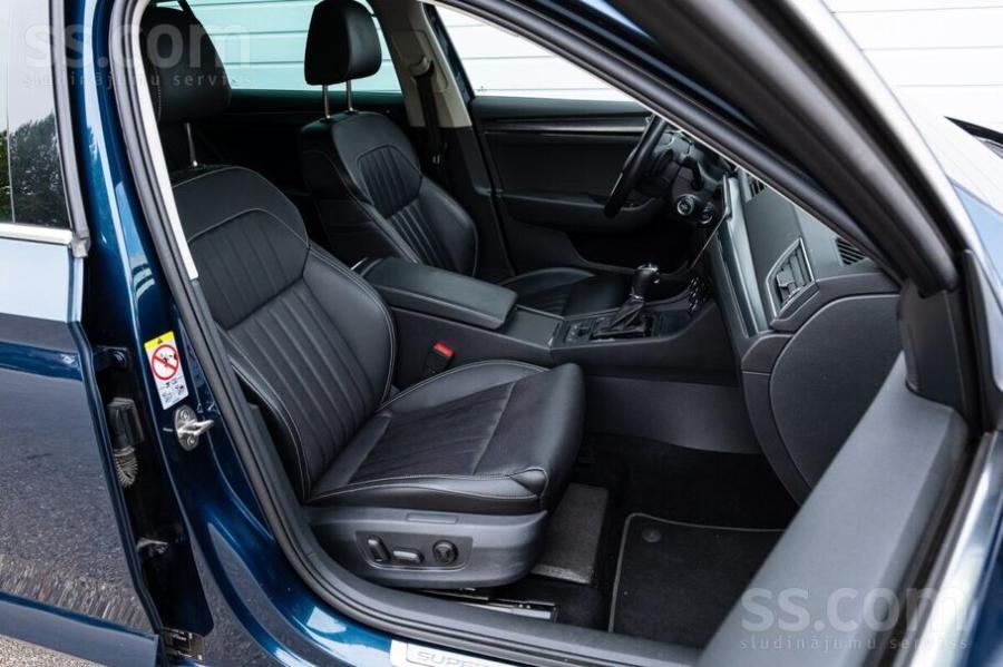 Green Skoda SuperB 2023 in Riga, with an engine capacity of 2.00 L and mileage of 145 thousand km for 22950 €, photo 8 on AUTOMOTO.COM.LV