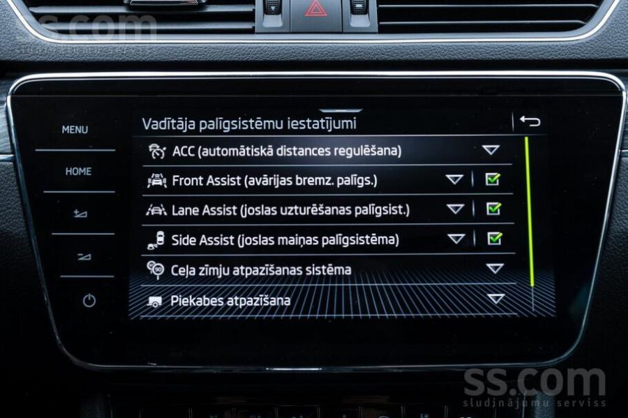 Green Skoda SuperB 2023 in Riga, with an engine capacity of 2.00 L and mileage of 145 thousand km for 22950 €, photo 15 on AUTOMOTO.COM.LV